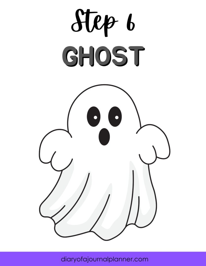 How To Draw A Ghost – Easy Ghost Drawing To Try