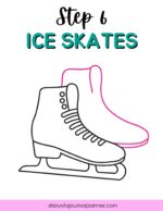 How To Draw Ice Skates – Easy Ice Skates Drawing To Try