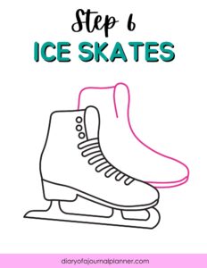 How To Draw Ice Skates – Easy Ice Skates Drawing To Try