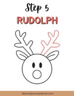 How to Draw Rudolph – Easy Rudolph Drawing To Try