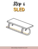 How To Draw A Sled – Easy Sled Drawing To Try