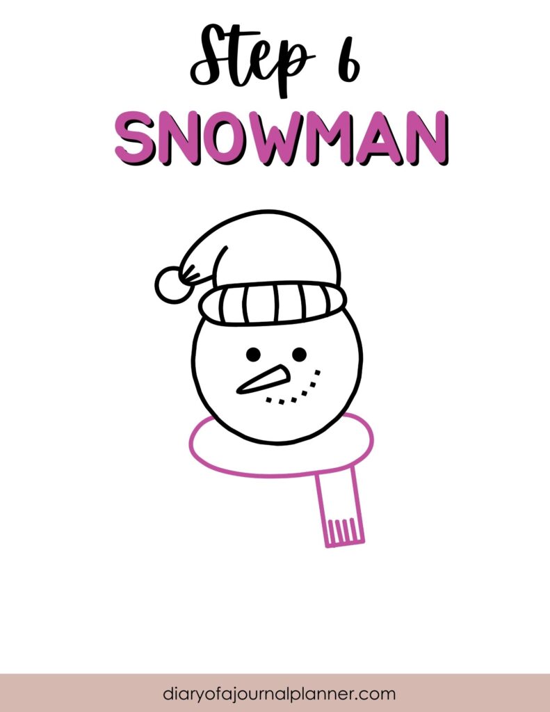 How to Draw A Snowman – Easy Snowman Drawing To Try