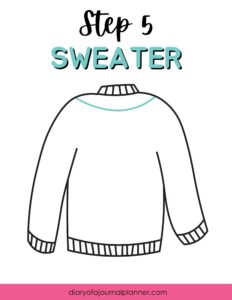 How To Draw A Sweater – Easy Sweater Drawing To Try