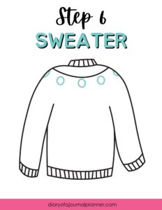 How To Draw A Sweater – Easy Sweater Drawing To Try