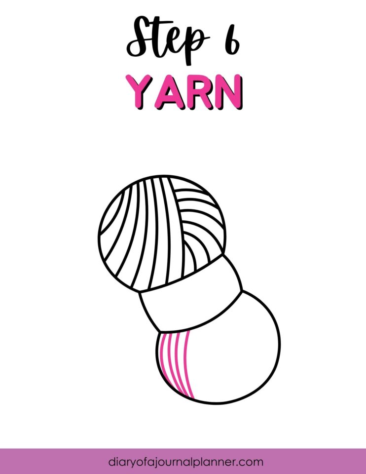 How To Draw Yarn – Easy Yarn Drawing To Try