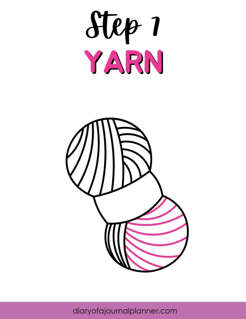 How To Draw Yarn – Easy Yarn Drawing To Try