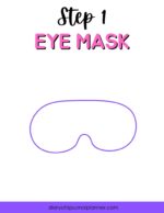 How To Draw An Eye Mask – Easy Eye Mask Drawing To Try