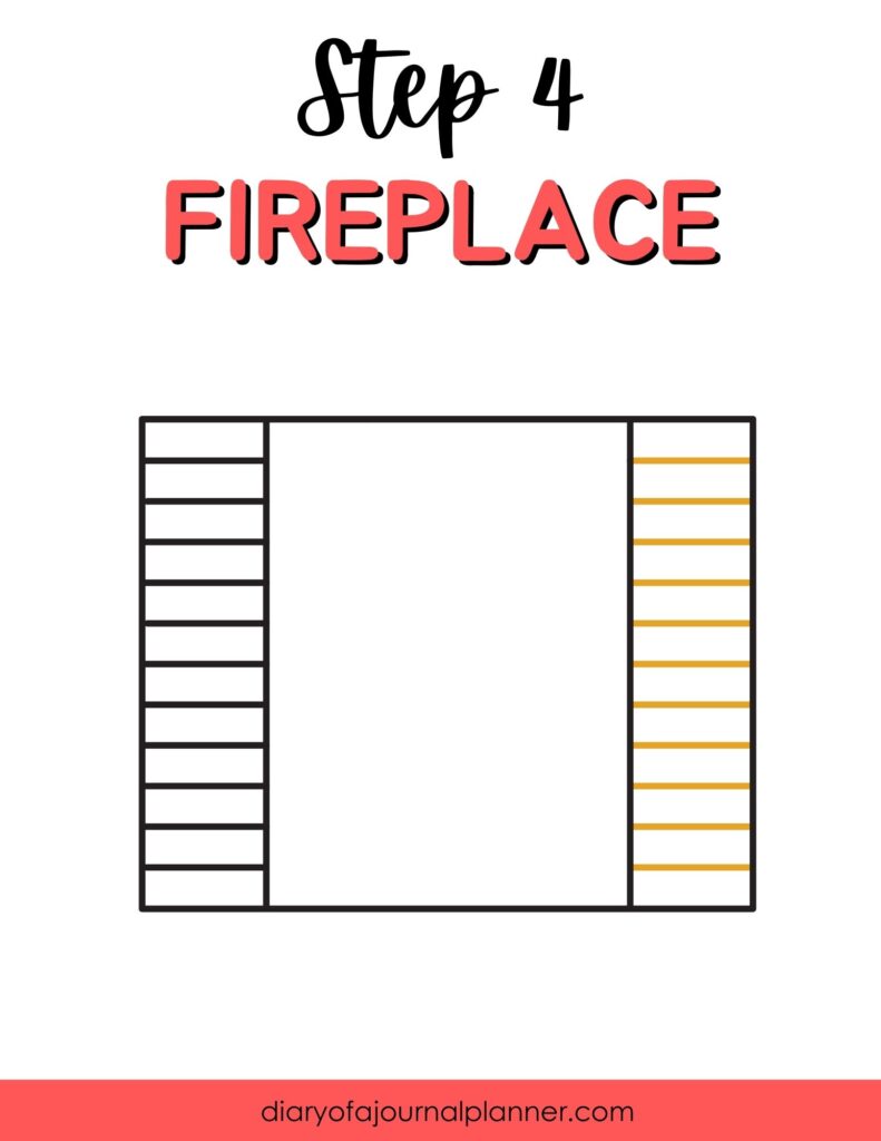 How To Draw A Fireplace – Easy Fireplace Drawing To Try