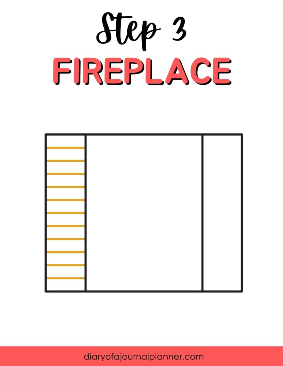 How To Draw A Fireplace – Easy Fireplace Drawing To Try