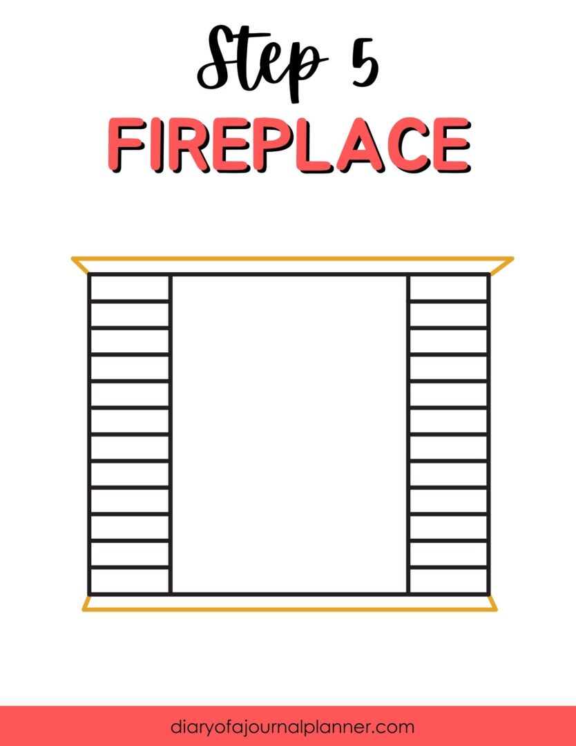 How To Draw A Fireplace – Easy Fireplace Drawing To Try