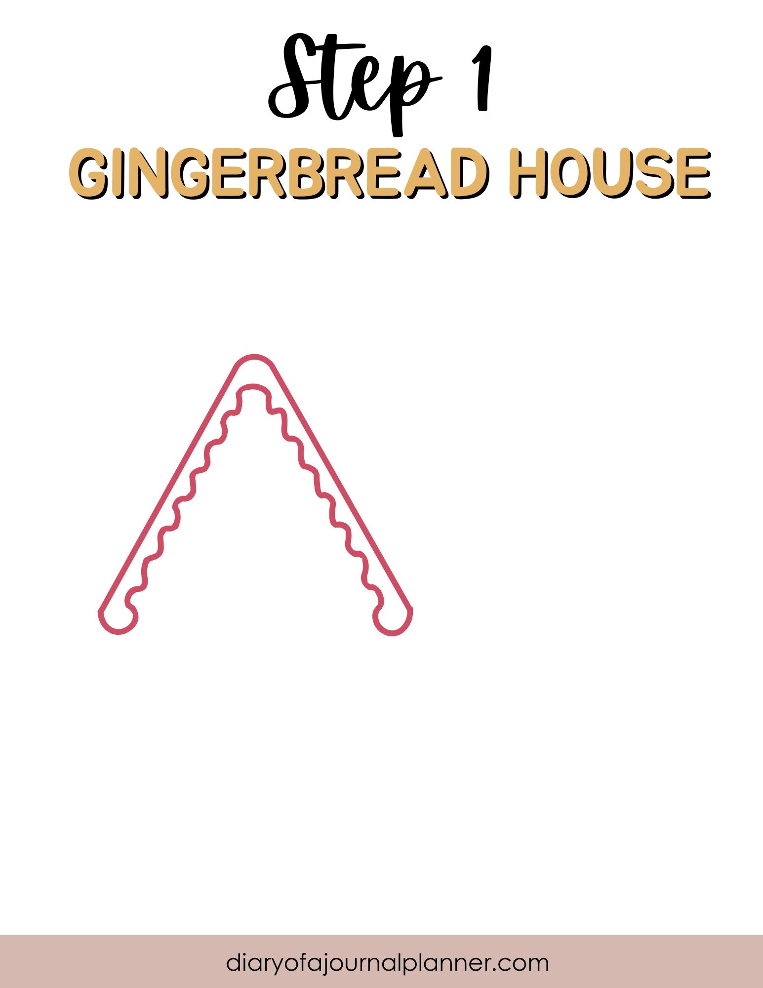 How to Draw A Gingerbread House – Easy Gingerbread House Drawing To Try
