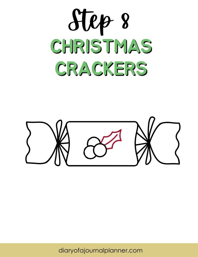 How To Draw Christmas Crackers – Easy Christmas Crackers Drawing To Try