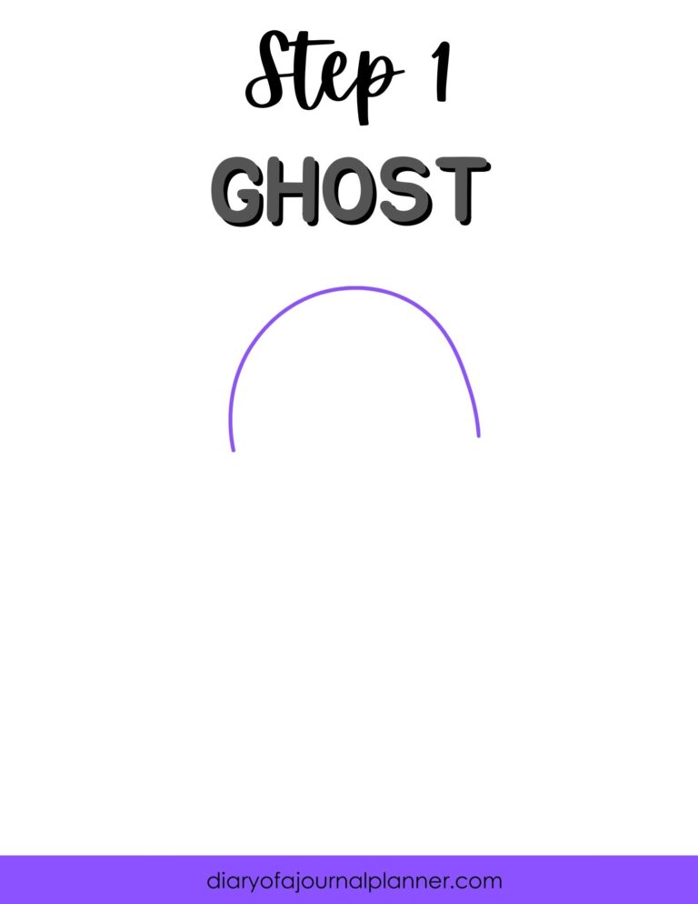 How To Draw A Ghost – Easy Ghost Drawing To Try