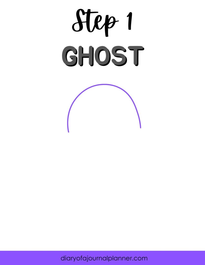 How To Draw A Ghost – Easy Ghost Drawing To Try