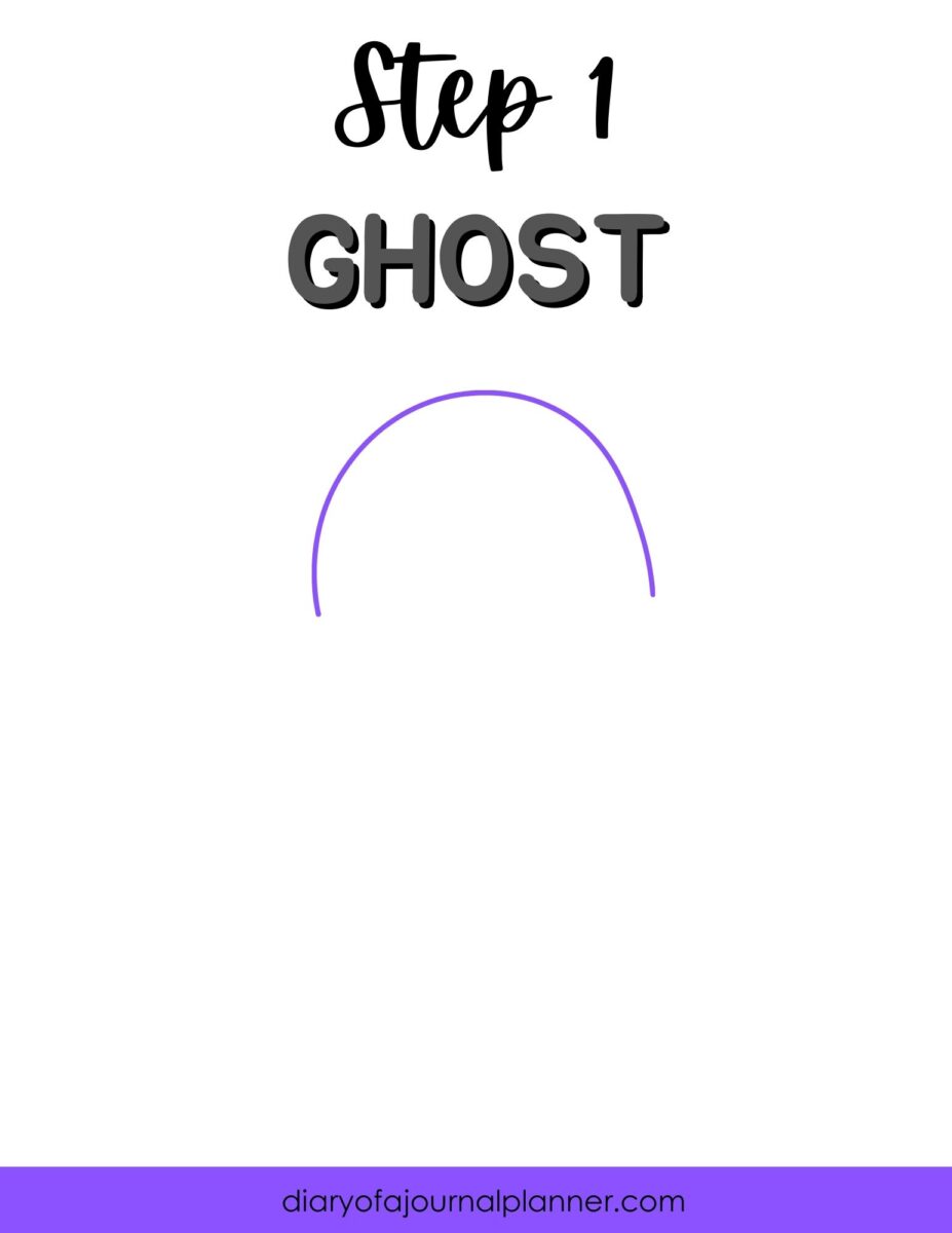 How To Draw A Ghost – Easy Ghost Drawing To Try
