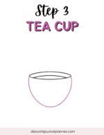 How To Draw A Tea Cup – Easy Tea Cup Drawing To Try