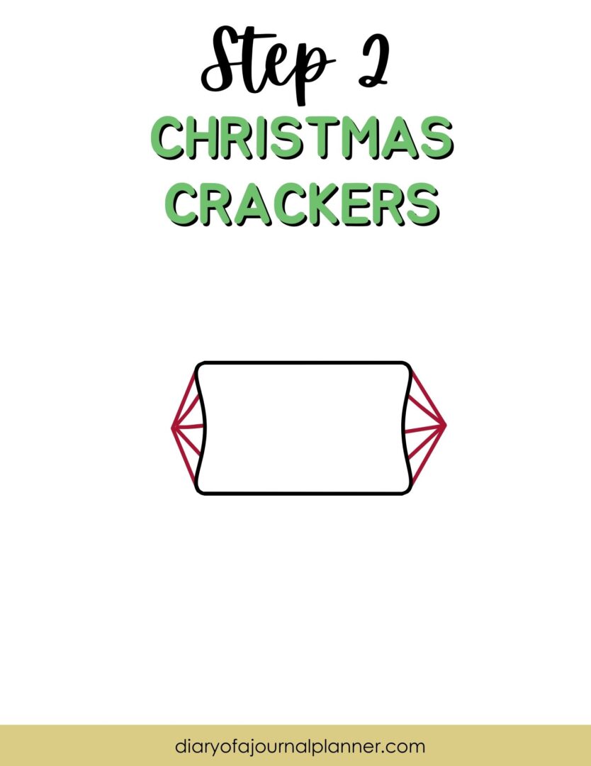 How To Draw Christmas Crackers – Easy Christmas Crackers Drawing To Try
