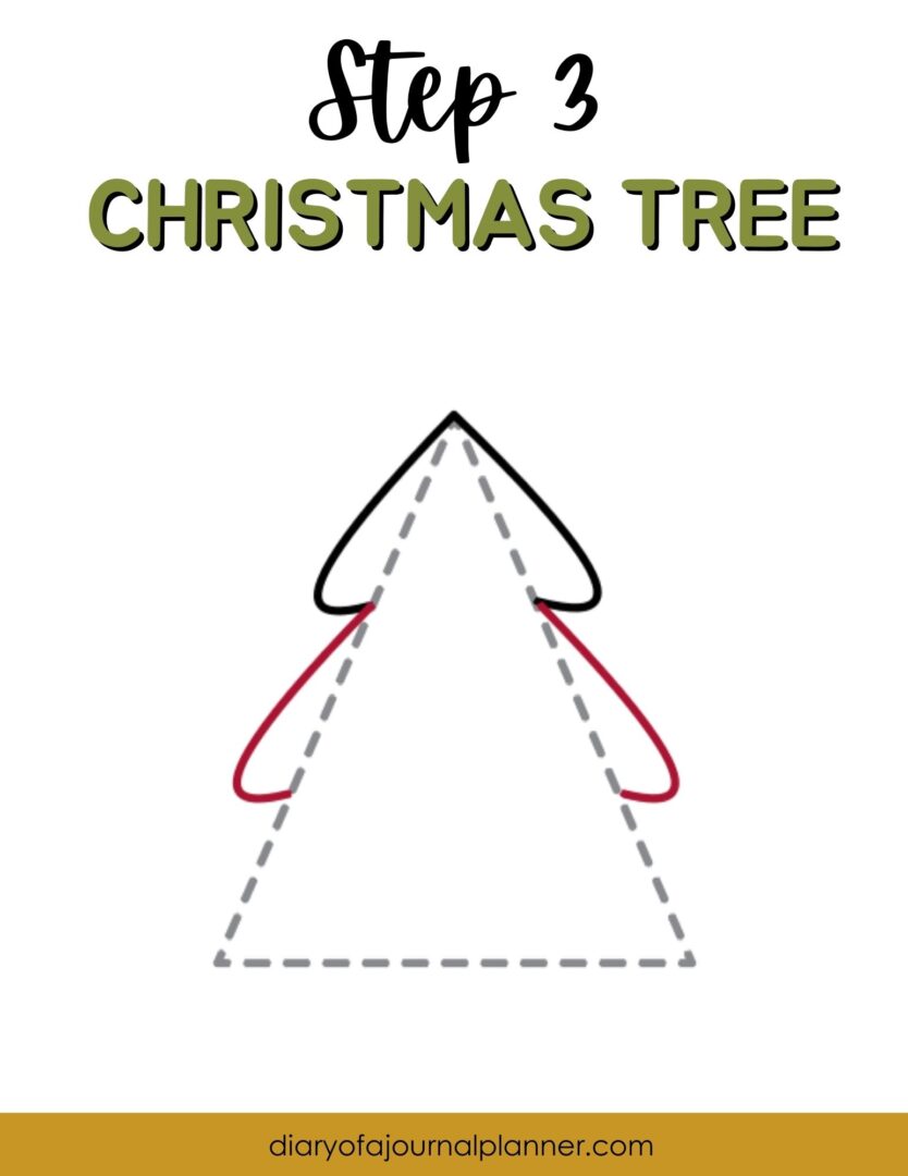 How To Draw A Christmas Tree – Easy Christmas Tree Drawing To Try