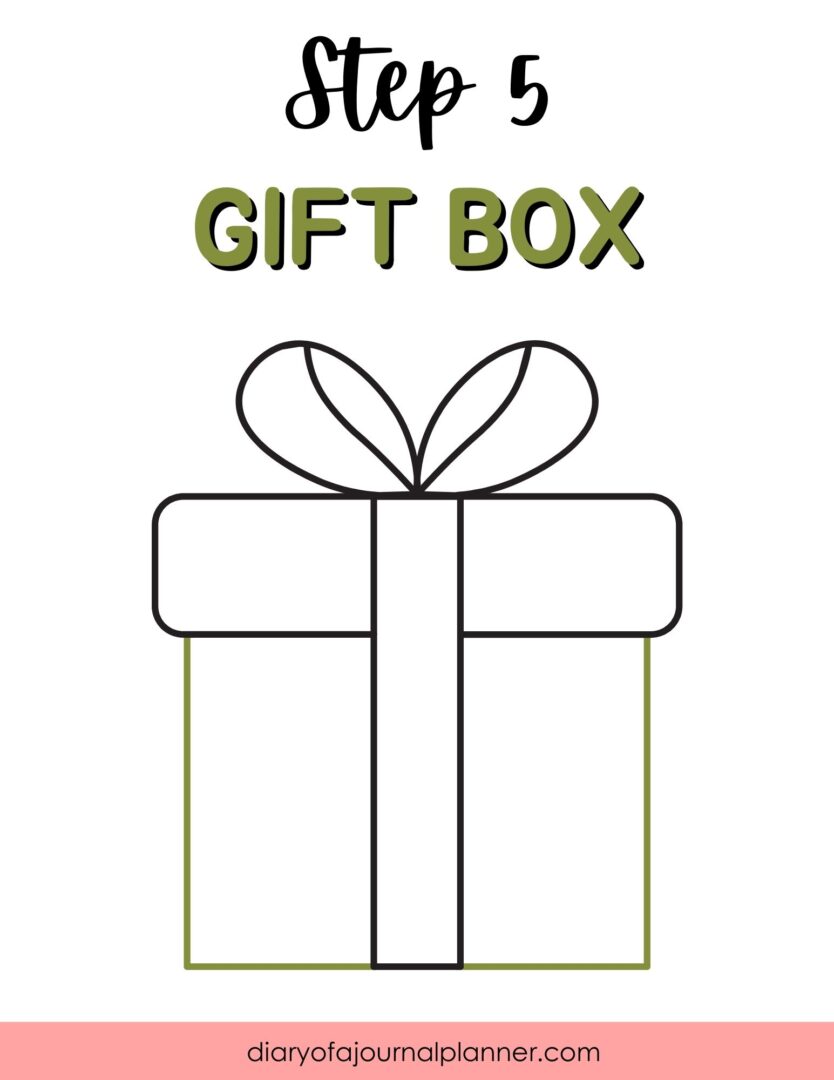 How to Draw A Gift Box – Easy Gift Box Drawing To Try