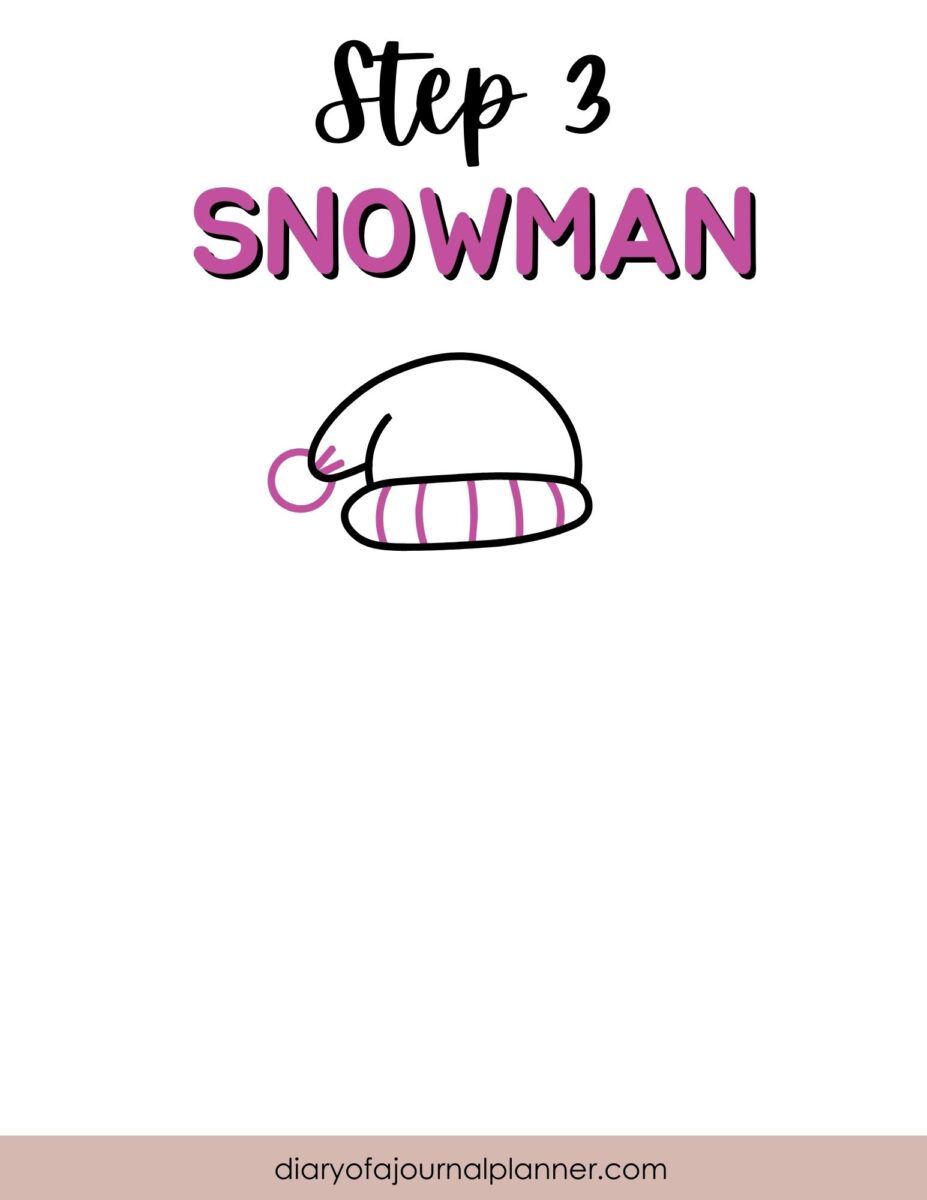 How to Draw A Snowman – Easy Snowman Drawing To Try