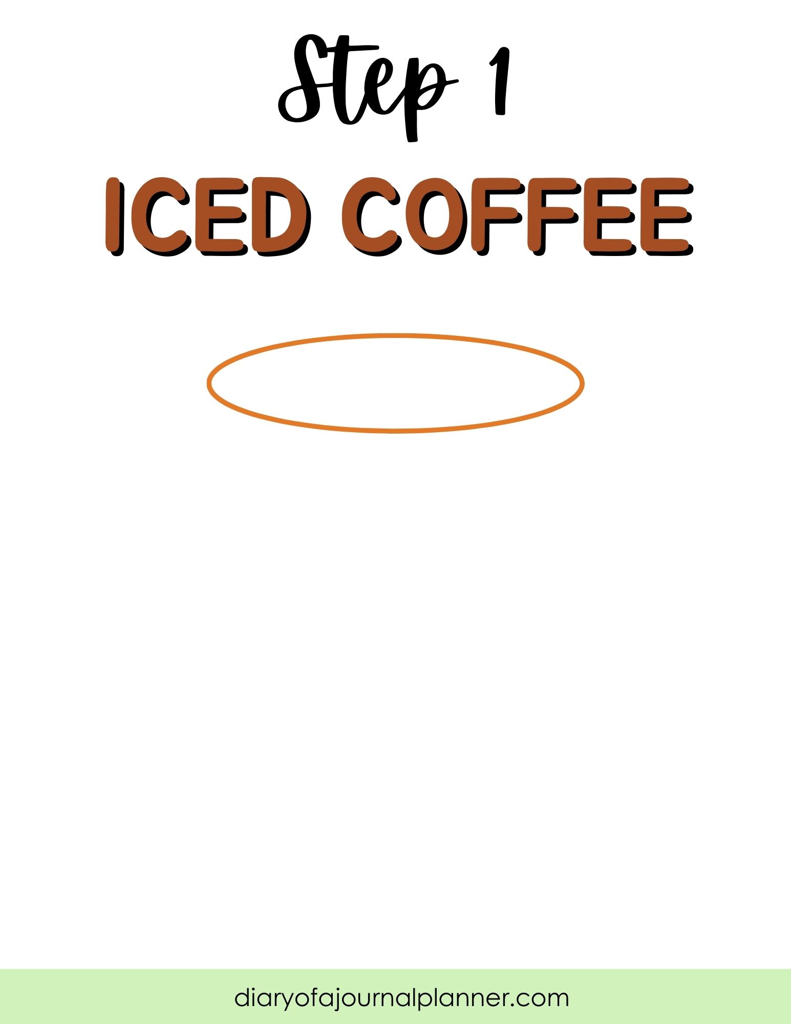 How to Draw A Iced Coffee – Easy Iced Coffee Drawing To Try