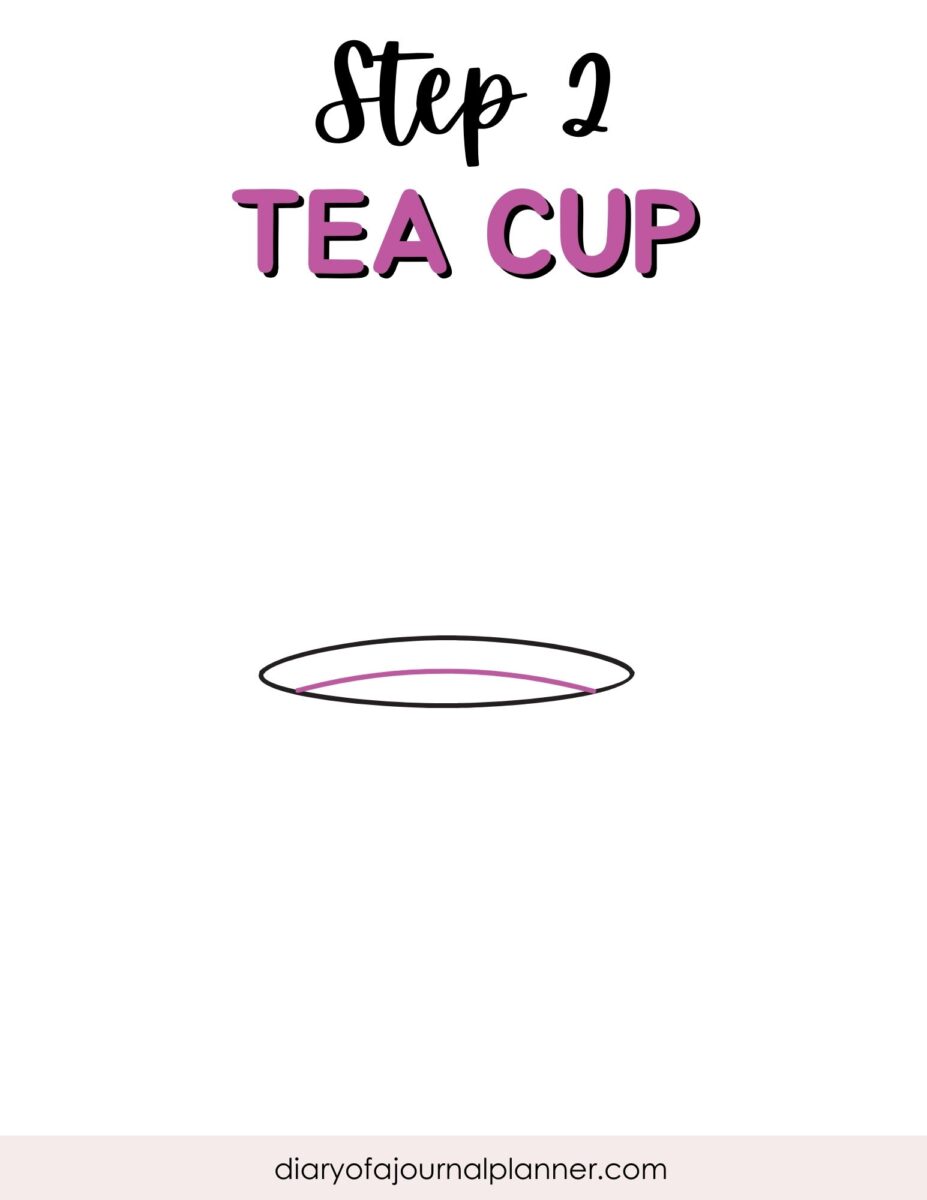 How To Draw A Tea Cup – Easy Tea Cup Drawing To Try