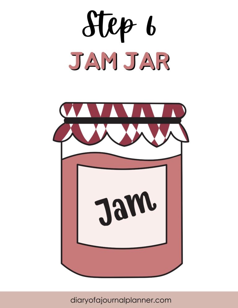 Easy Jam Jar Drawing - How To Draw A Jam Jar for Beginners