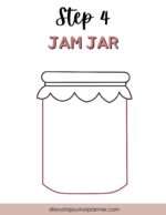 Easy Jam Jar Drawing - How To Draw A Jam Jar for Beginners