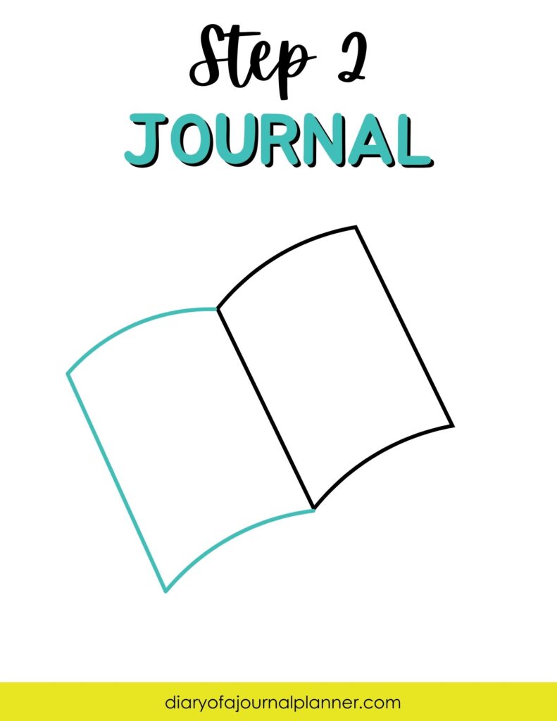 How to Draw A Journal – Easy Journal Drawing To Try