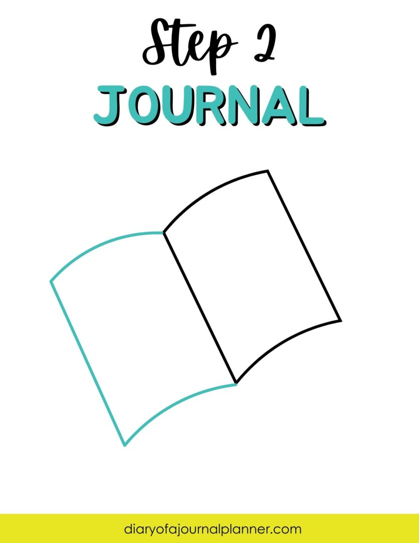 How to Draw A Journal – Easy Journal Drawing To Try