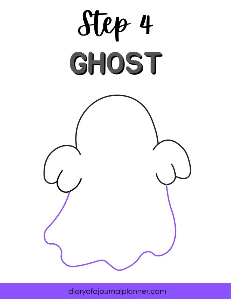 How To Draw A Ghost – Easy Ghost Drawing To Try