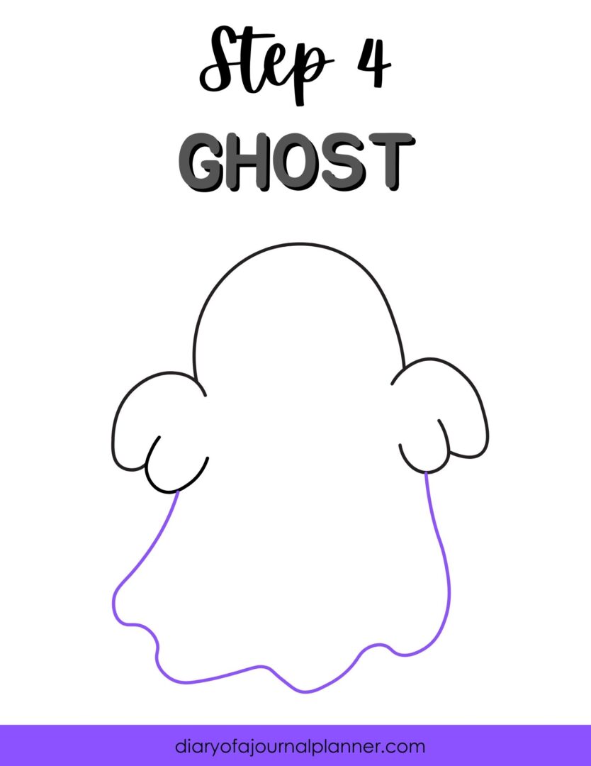 How To Draw A Ghost – Easy Ghost Drawing To Try