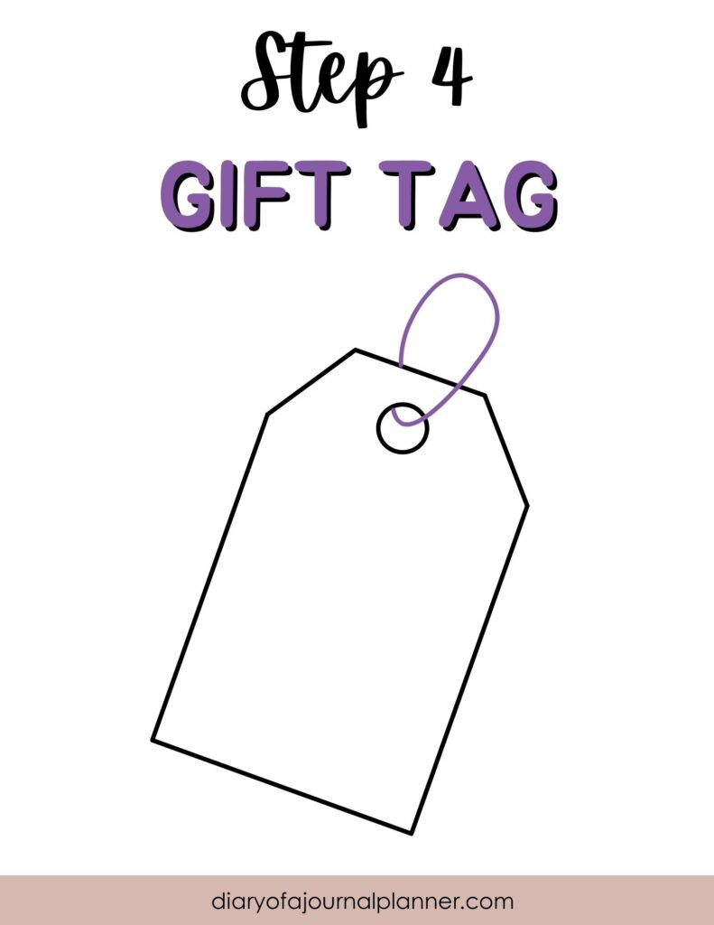 How to Draw A Gift Tag – Easy Gift Tag Drawing To Try