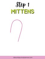 How To Draw Mittens – Easy Mittens Drawing To Try