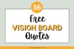 Free Printable Vision Board Quotes