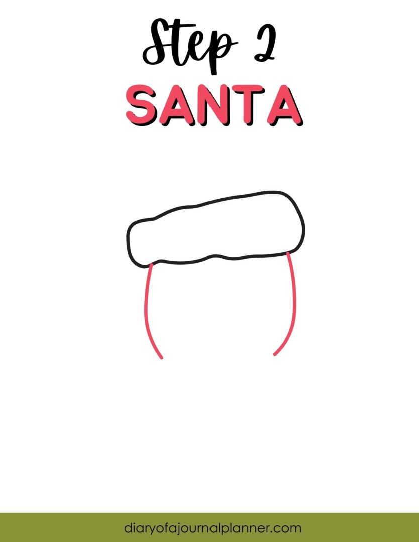How to Draw Santa – Easy Santa Drawing To Try