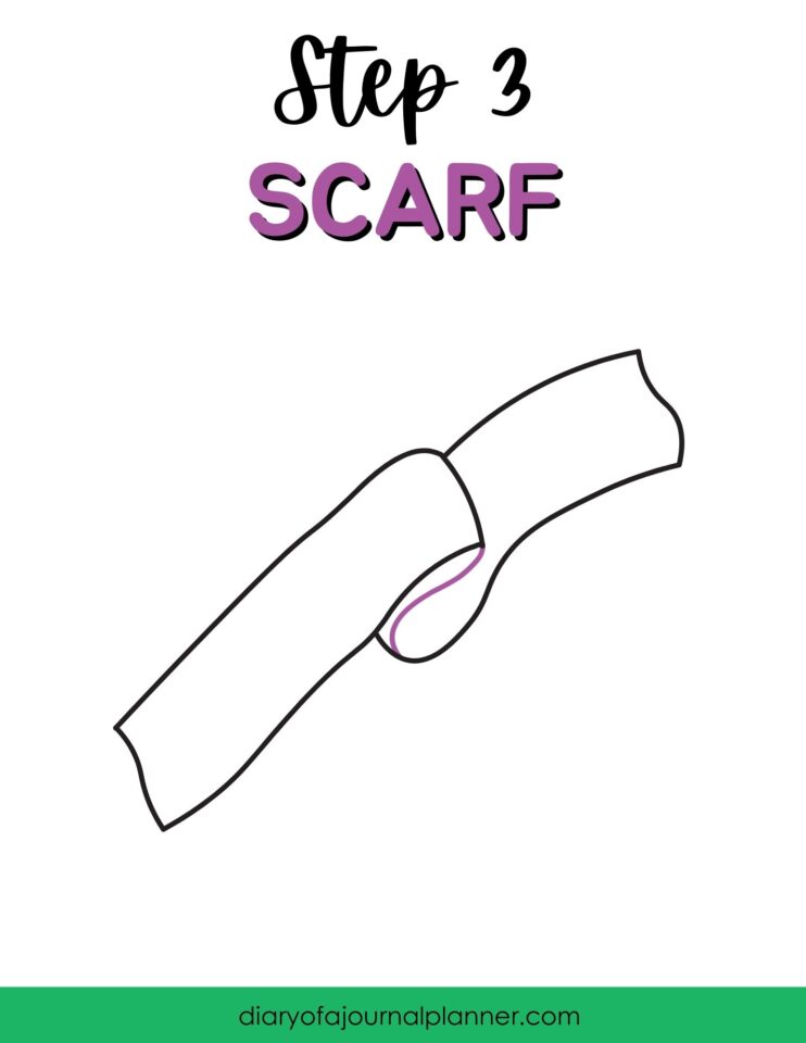 How To Draw A Scarf – Easy Scarf Drawing To Try