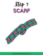 How To Draw A Scarf – Easy Scarf Drawing To Try