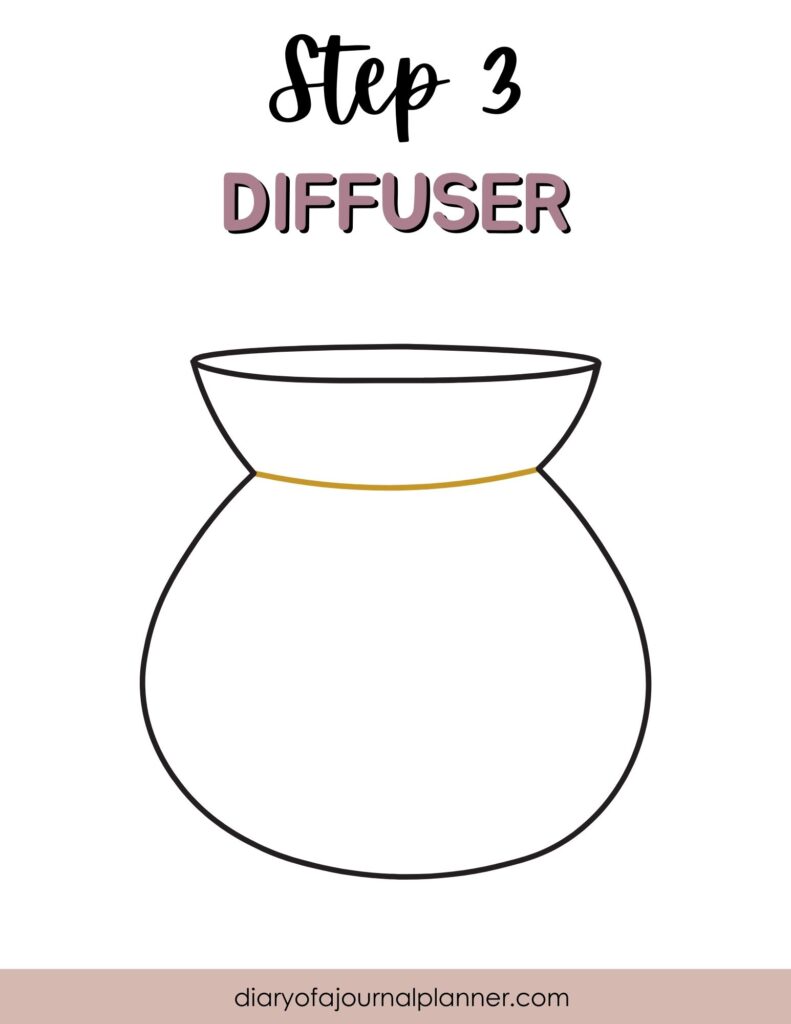 How To Draw A Diffuser – Easy Diffuser Drawing To Try