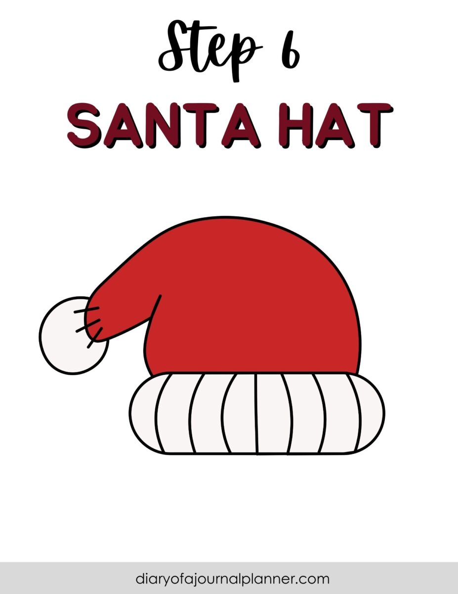 How to Draw A Santa Hat – Easy Santa Hat Drawing To Try