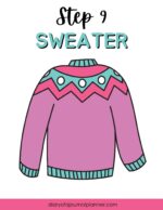 How To Draw A Sweater – Easy Sweater Drawing To Try