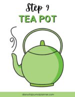 How To Draw A Tea Pot – Easy Tea Pot Drawing To Try