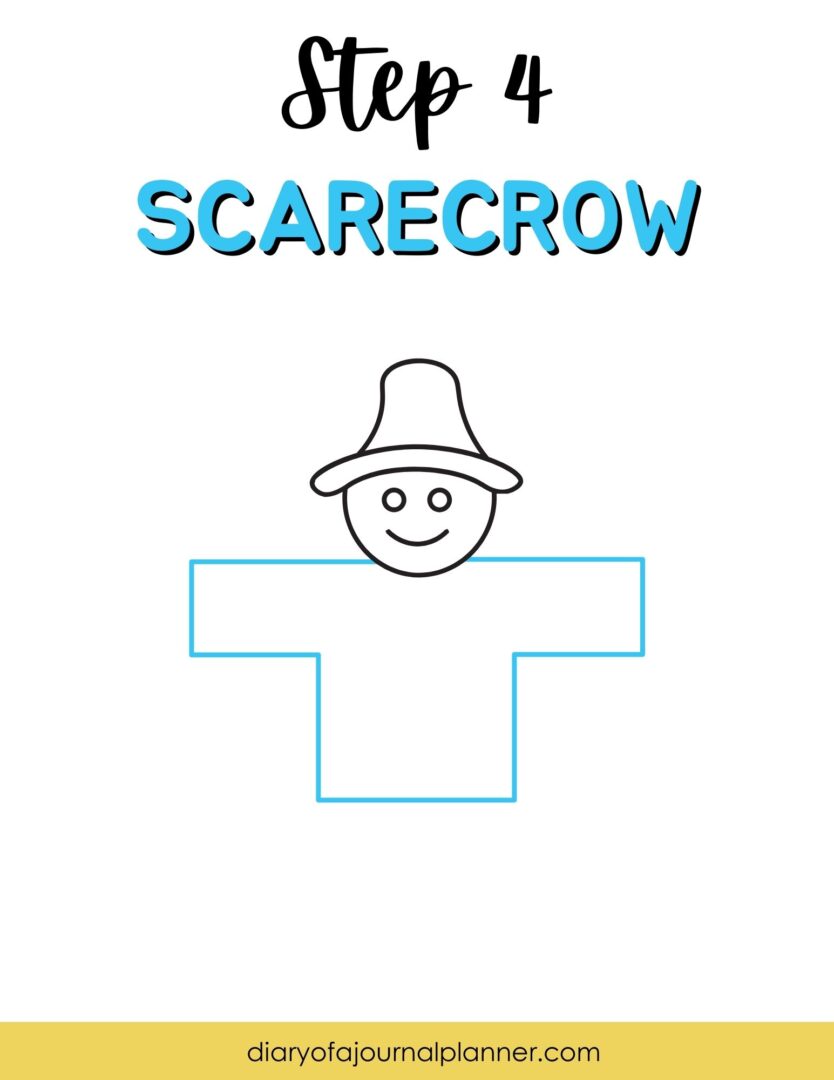 How To Draw A Scarecrow – Easy Scarecrow Drawing To Try