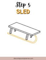 How To Draw A Sled – Easy Sled Drawing To Try
