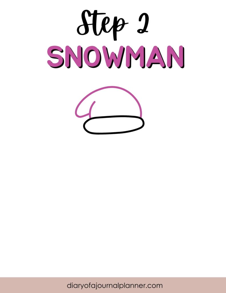 How to Draw A Snowman – Easy Snowman Drawing To Try