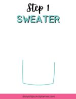 How To Draw A Sweater – Easy Sweater Drawing To Try