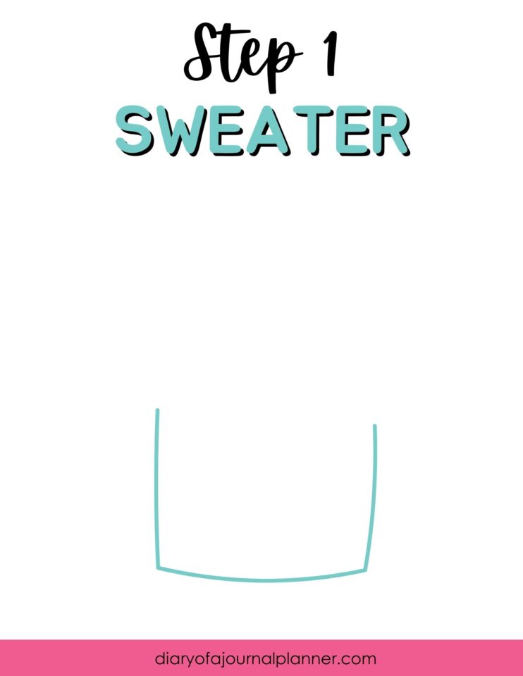 How To Draw A Sweater – Easy Sweater Drawing To Try