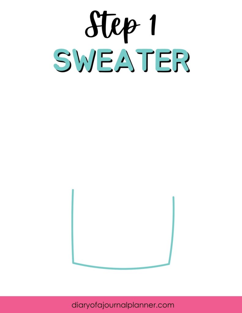 How To Draw A Sweater – Easy Sweater Drawing To Try