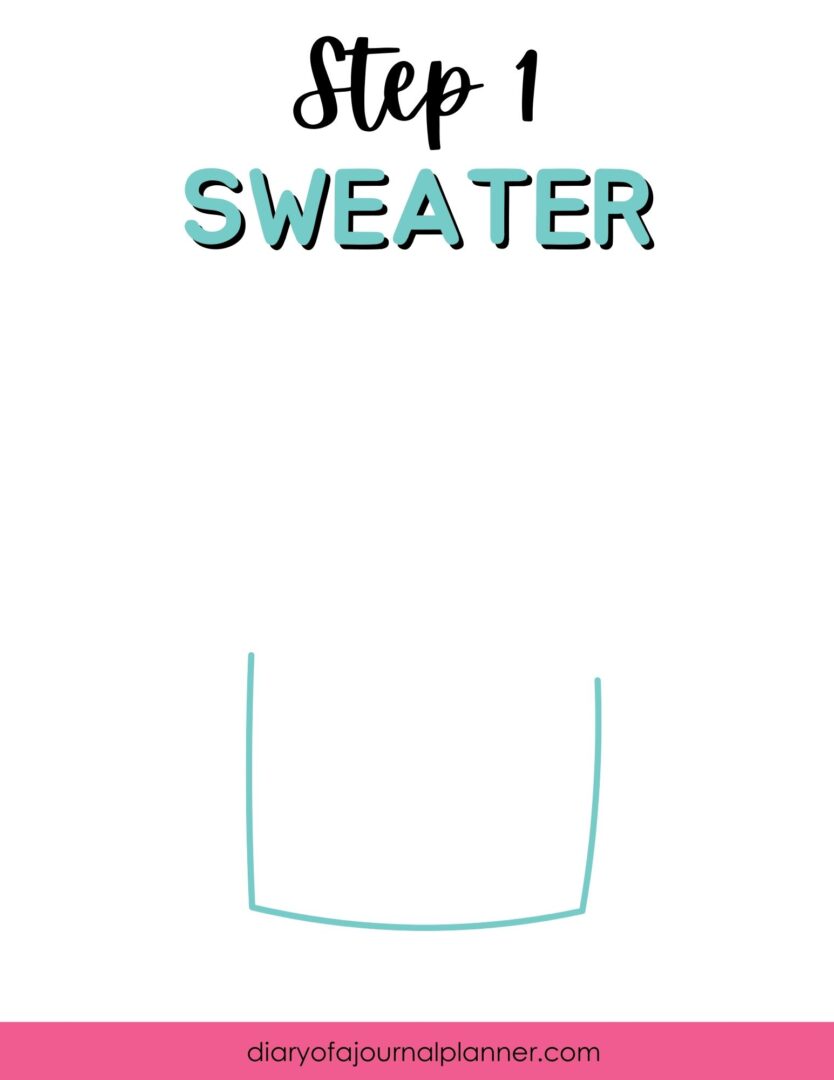 How To Draw A Sweater – Easy Sweater Drawing To Try