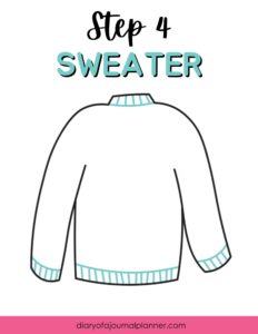 How To Draw A Sweater – Easy Sweater Drawing To Try